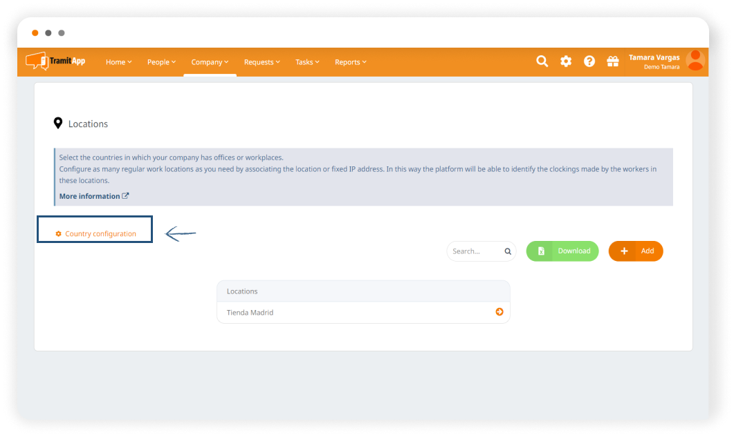 How to add a location