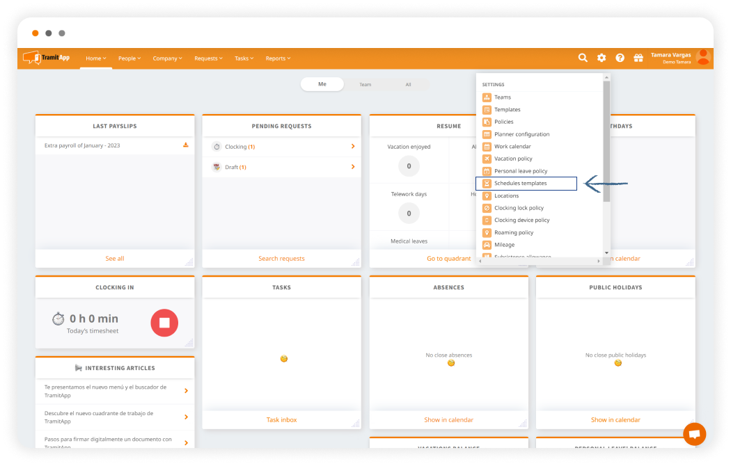How to schedule shifts by codes