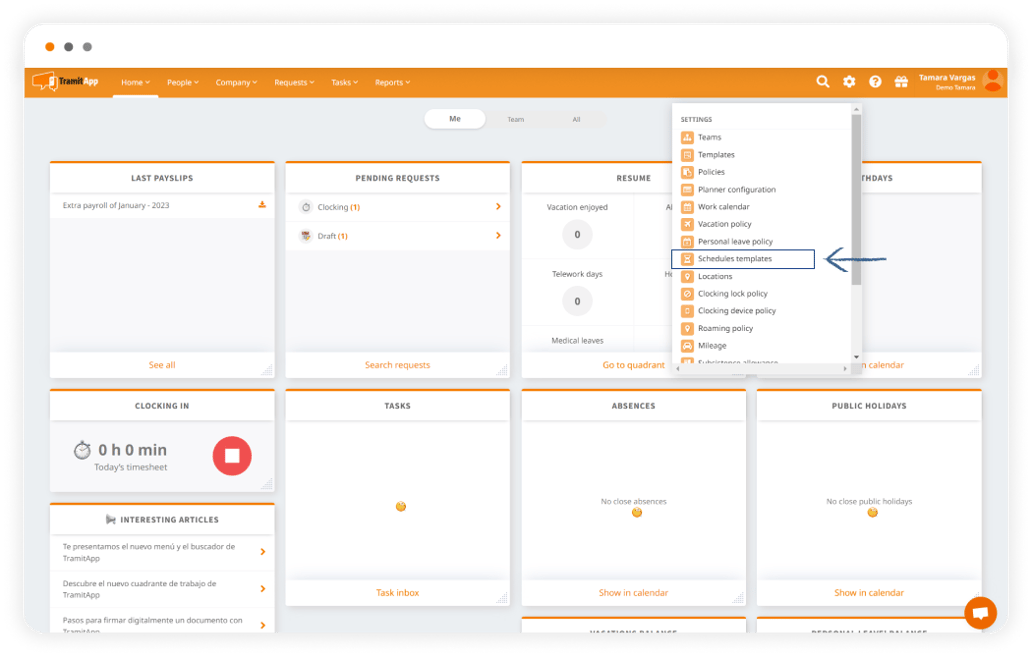 How to schedule shifts by codes