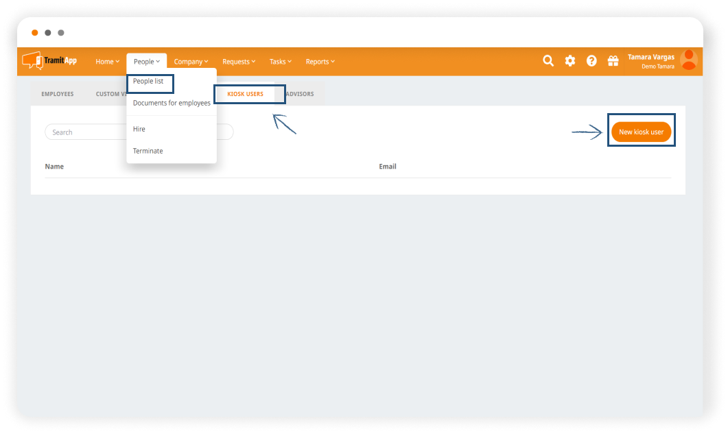 How to set up the kiosk?