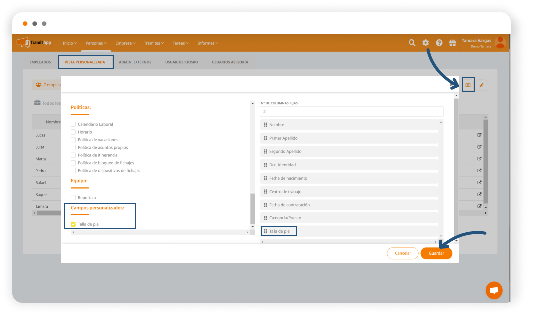 Cómo crear secciones personalizadas