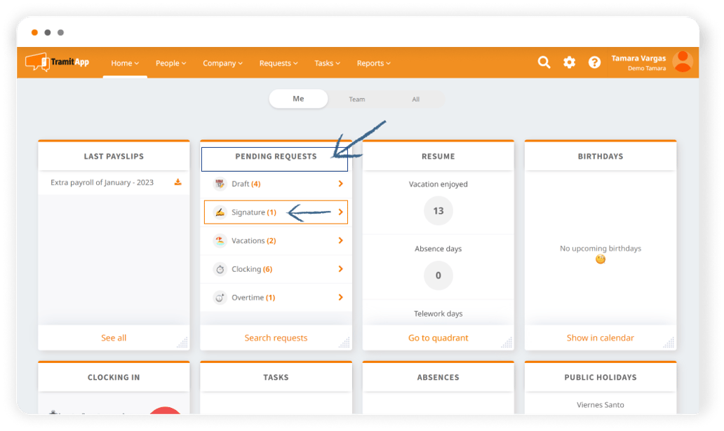 How to sign a document through the Web