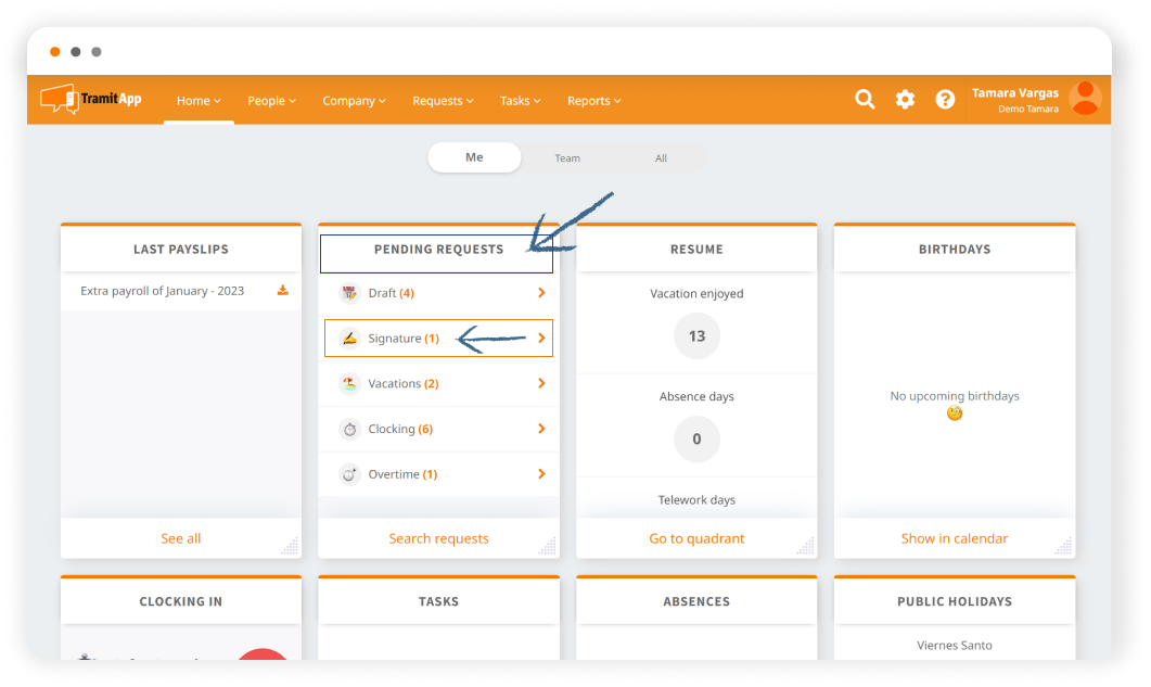 How to sign a document through the Web