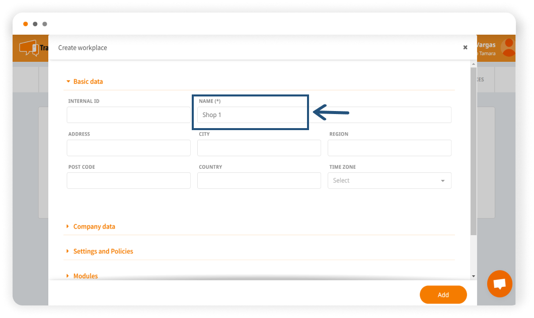 How to add workplaces